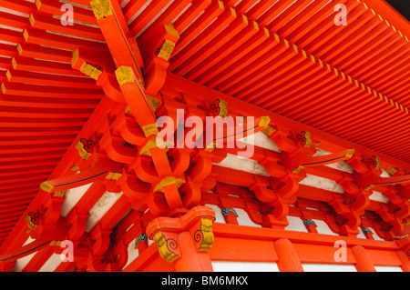 Goju-no-to pagoda (Gojunoto pagoda, Five storied pagoda) and blooming ...