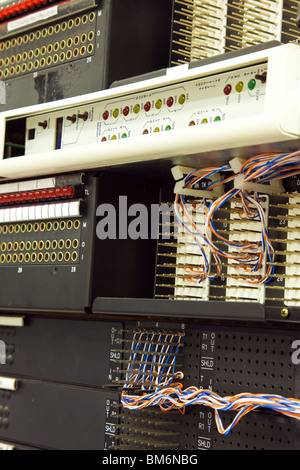 Telco terminal on the wall Stock Photo - Alamy