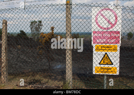 Heath Fire at the Ranges Chobham Stock Photo - Alamy
