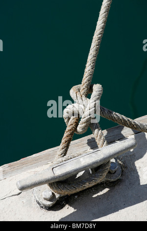 Selective focus close up rope background. Low light rope texture ...