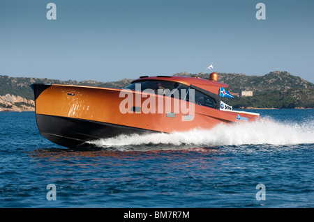 Power boat Maxi Dolphin, La Maddalena, Sardinia. Italy Stock Photo - Alamy