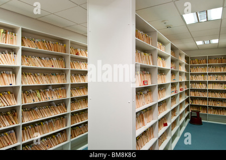 Medical records storage room Stock Photo - Alamy