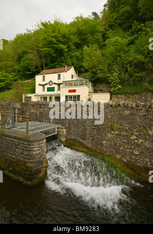 The River Yeo Flowing Down Cheddar Gorge Somerset England Stock Photo ...