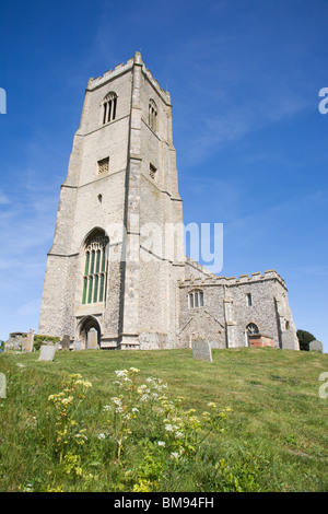 St Mary's church in Happisburgh, Norfolk, England, in spring Stock ...
