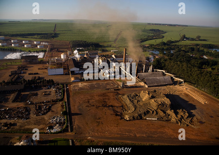 Sao Martinho ethanol and sugar plant Pradopolis city in Ribeirao Preto ...