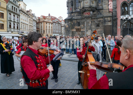 Gypsy Festival in Prague on the Old Town Square Stock Photo - Alamy