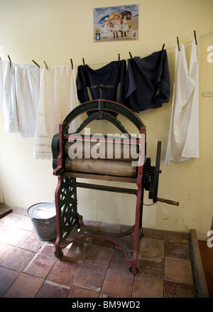 Old Clothes mangle Stock Photo - Alamy