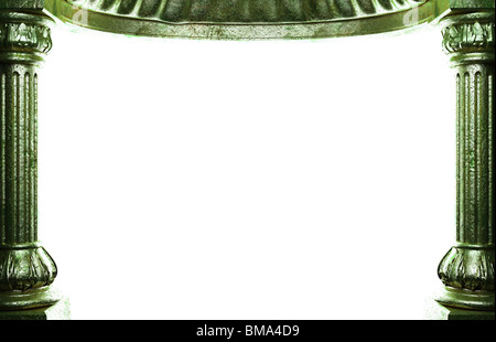 bronze column made in 3 D graphics Stock Photo - Alamy