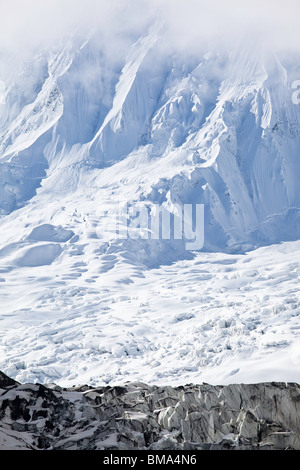 Diran Peak and Minapin Glacier, Hunza, Pakistan Stock Photo - Alamy