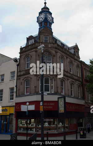 Clock Corner, Doncaster, South Yorkshire, England, UK Stock Photo - Alamy