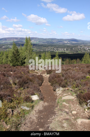 Banchory from Scolty Hill, Banchory, Aberdeenshire Stock Photo - Alamy