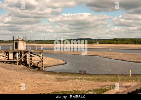 Drained down Chasewater reservoir Stock Photo - Alamy