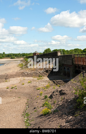 Drained down Chasewater reservoir Stock Photo - Alamy