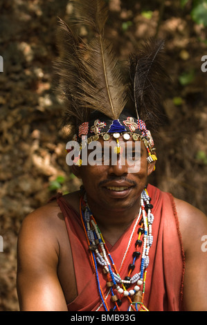 Muganga medicine man, Ngomongo village, Kenya Stock Photo - Alamy
