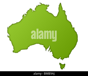 Map of Australia Stock Photo - Alamy