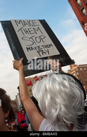 Protest against offshore oil and gas drilling in Cape Town, South ...