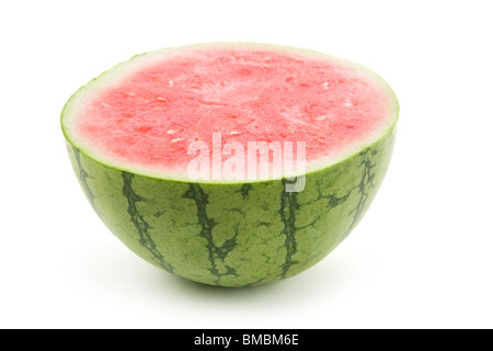 Seedless Watermelon with white background Stock Photo - Alamy
