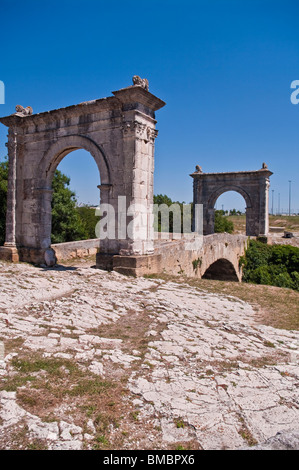 Flavian Bridge or Pont Flavien (12BC) Roman Bridge on Via Julia Augusta ...