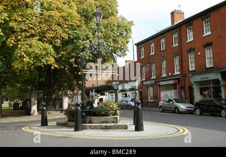 Market Square in Retford Town Centre, captured during the Covid-19 ...