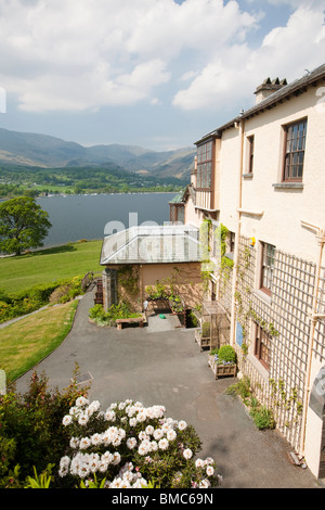 Brantwood House, the home of the artist, John Ruskin above Coniston ...
