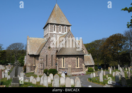 Channel Islands. Alderney. St. Anne's Church Stock Photo - Alamy