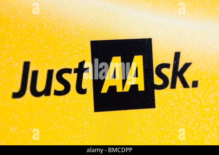 An AA Automobile association membership card close up Stock Photo - Alamy