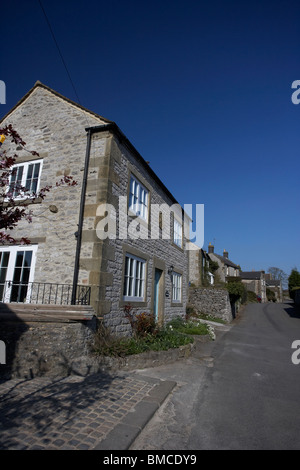 The village of Over Haddon in the Derbyshire Peak District, UK Stock ...