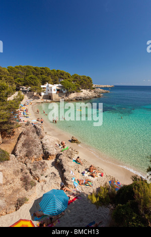 Cala Gat bay, Cala Ratjada, Majorca, Balearic Islands, Spain Stock ...