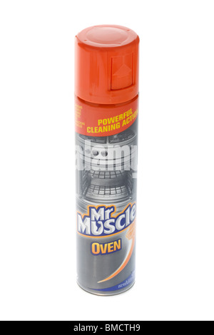 Mr Muscle Oven Cleaner in an Aerosol or Spray Can Stock Photo - Alamy