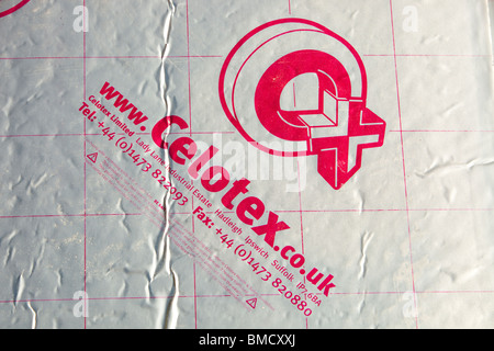 Celotex thermal insulation boards used by the construction indiustry to ...