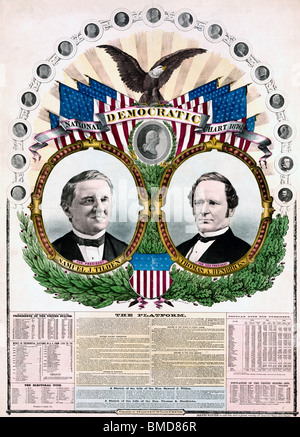 National Democratic chart, 1876--For president, Samuel J. Ti Stock ...