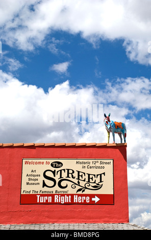 The painted burros of southern New Mexico are seen everywhere in the ...