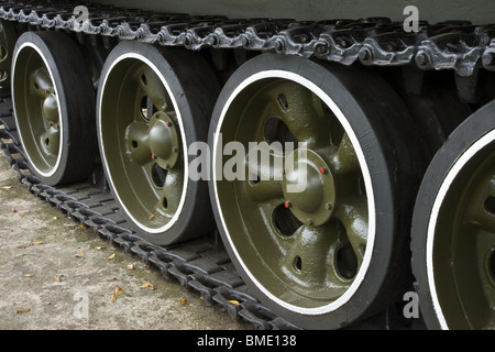 Tank tracks and wheels Stock Photo - Alamy