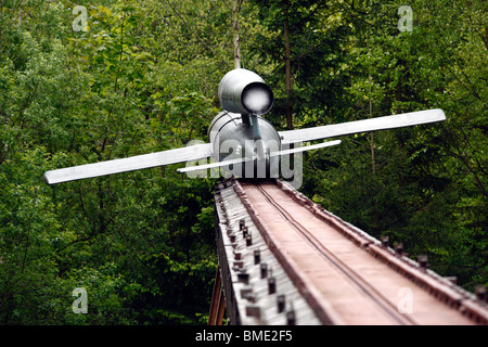 A V2 rocket on the launch pad. More elaborate than the V1, these were ...