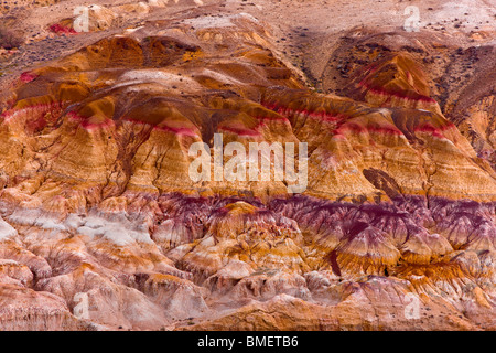 Aerial view of Wucaitan Park, Burqin County, Altay Prefecture, Xinjiang ...