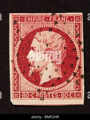 Emperor Napoleon III, postage stamp, France, 1853 Stock Photo - Alamy