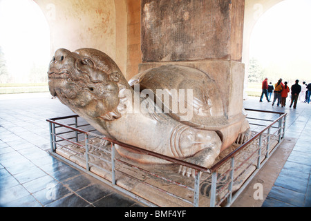Dragon-headed Turtle, Ming Dynasty Tombs, Beijing, China Stock Photo ...