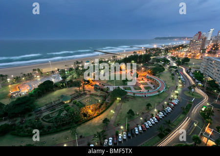 Wide view of Durban town and beachfront, South Africa Stock Photo - Alamy