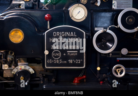 The company logo of 'Heidelberg' printing press producer is pictured in ...
