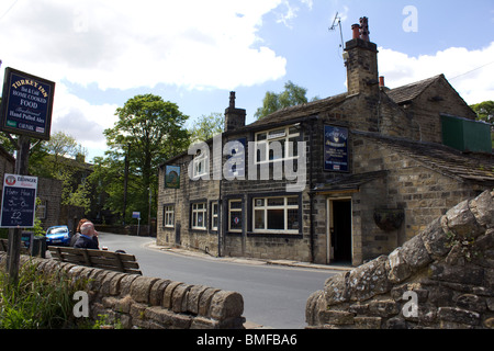 The Turkey Inn, Gooseye, Yorkshire, England Stock Photo - Alamy