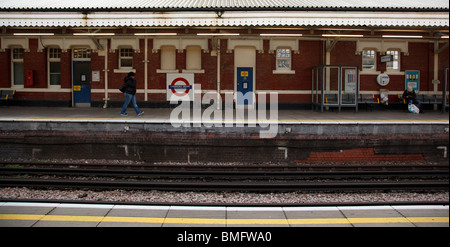 Ladbroke Grove London underground station sign Stock Photo: 78463248 ...