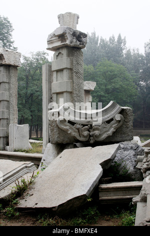 Ruins of Haiyan Tang, Yuanmingyuan Park, Beijing, China Stock Photo - Alamy