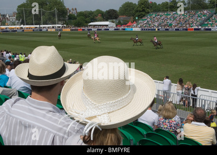 Spectators at polo match Stock Photo - Alamy