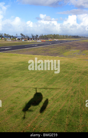 Aerial view of Dillingham Airfield, North Shore, Oahu, Hawaii Stock ...