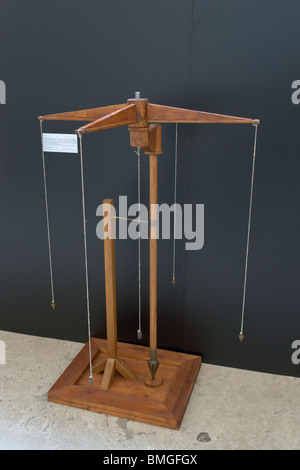 Groma, surveying instrument replica, Roman theatre museum, Museu do ...