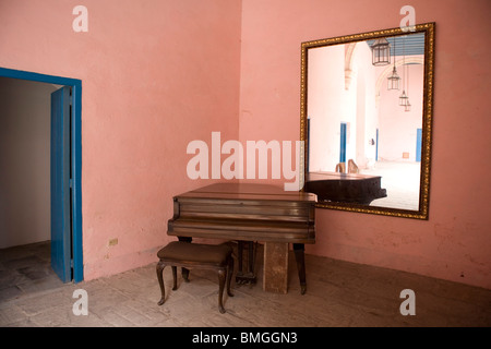 Inside an old Cuban Mansion Stock Photo - Alamy