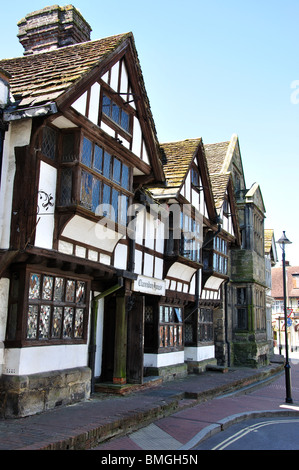 East Grinstead (Sussex, England): Clarendon House, Tudor Style Stock ...