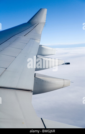 Airplane Wing close up shot Stock Photo - Alamy