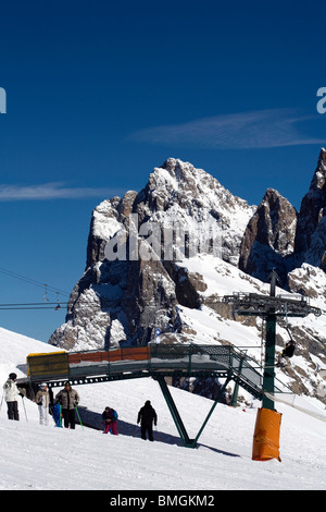 Chair lift The Odle Geislerspitzen Seceda Col Raiser Selva Val Gardena ...