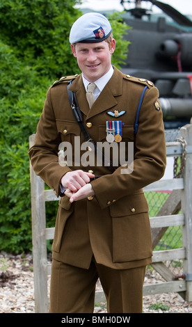 Britain's Prince Harry graduating from his military helicopter pilots ...